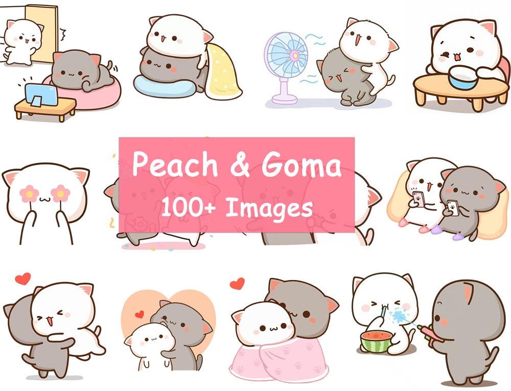 Clipart De Goma Peach And Goma Mobile Wallpaper Collection 🐱 🐱