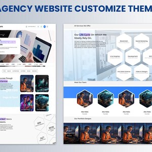 Customize Business Website Template in React JS Figma UI UX ...