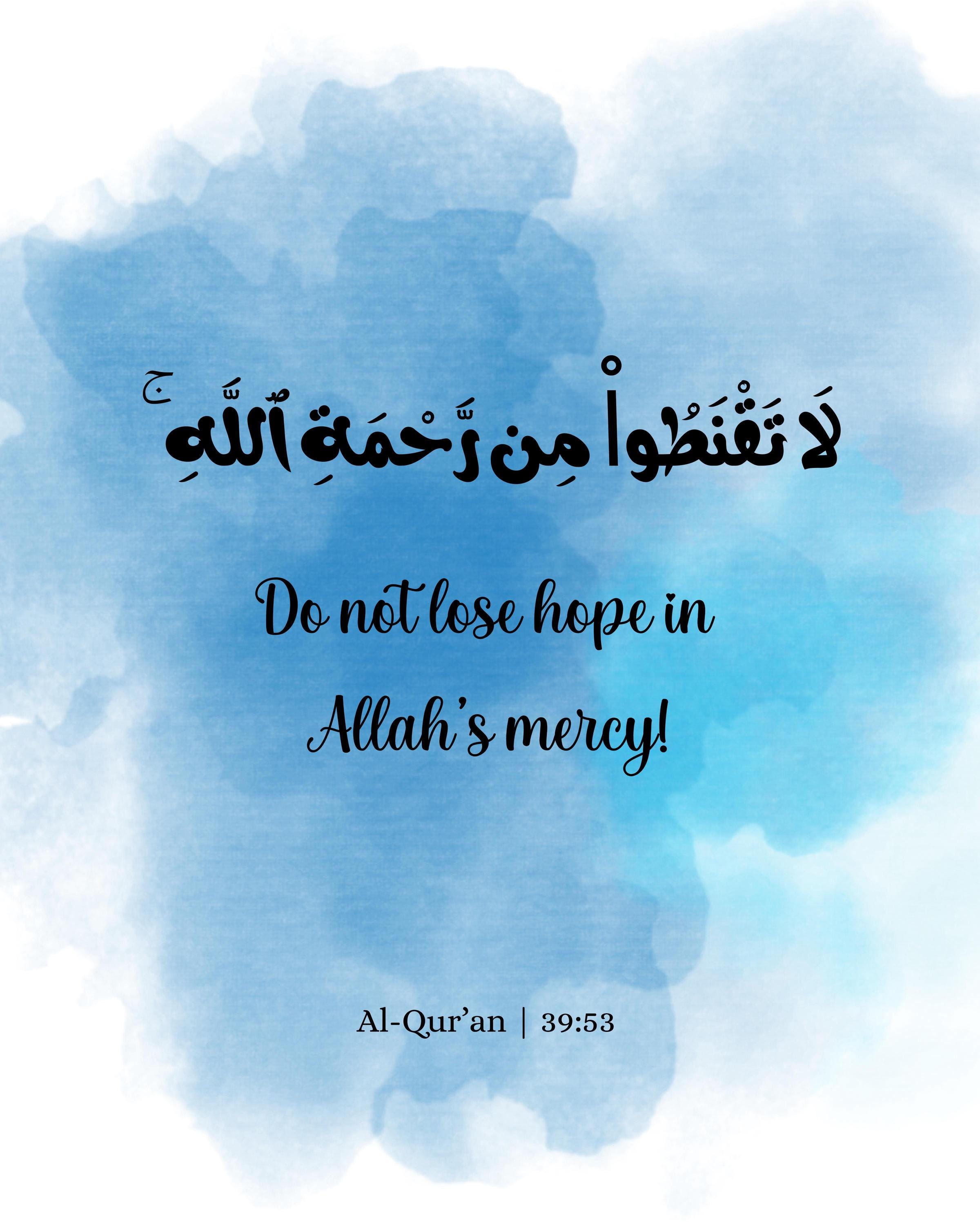 Islamic Motivational Quote Wall Art, Muslim Printable, Quran Verse ...