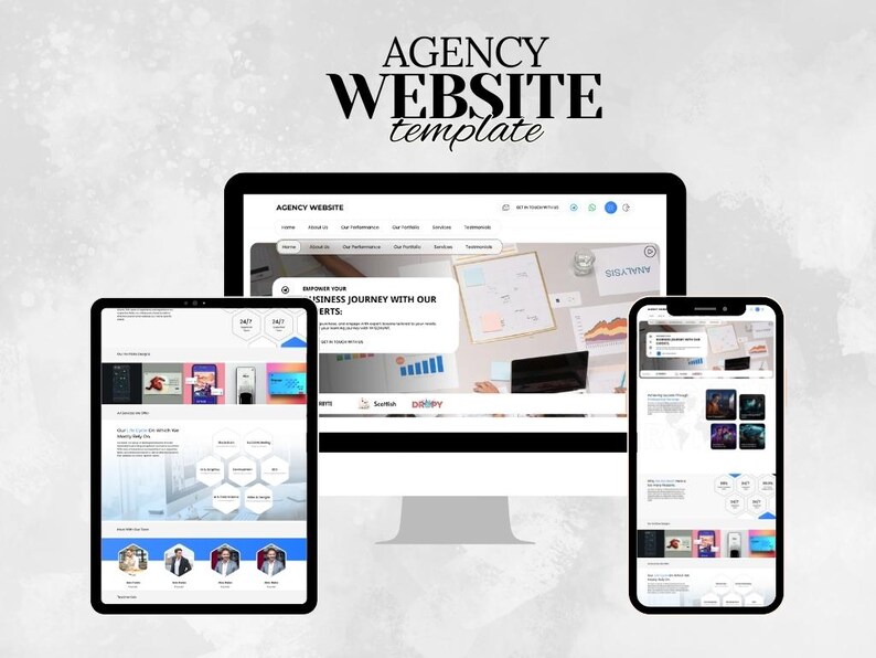 Customize Business Website Template in React JS Figma UI UX ...