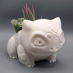 Bulbasaur Planter | 3D Printed Pokémon Plant Pot, Desk Decor - Etsy