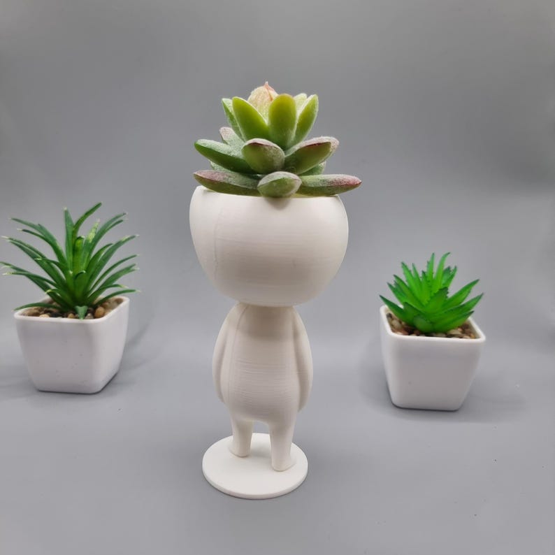 Standing Kodama Planter - Studio Ghibli Inspired - Princess Mononoke ...