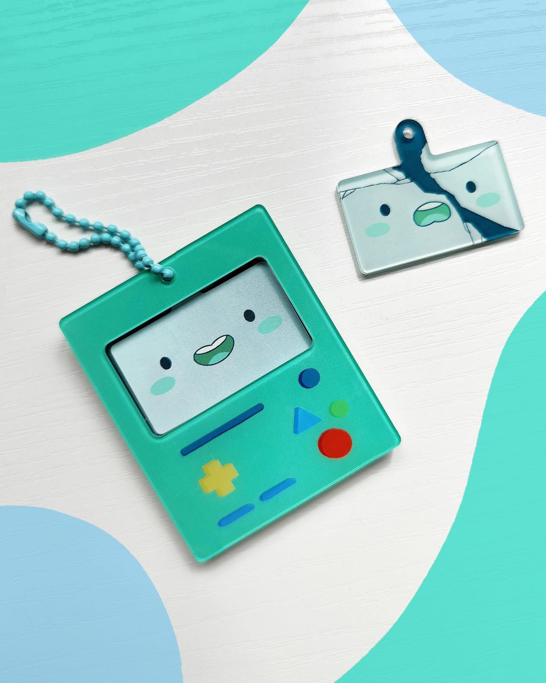 BMO Interchangeable Charm | Keyring With Switchable Faces | Adventure ...