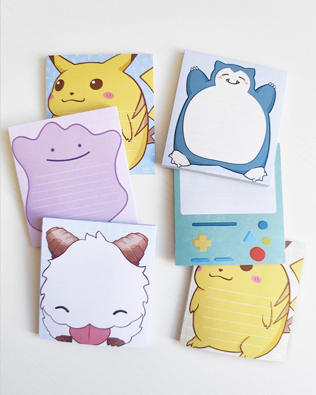 Memo Pads | Pokemon, Adventure Time and League of Legends Cute Notepads ...