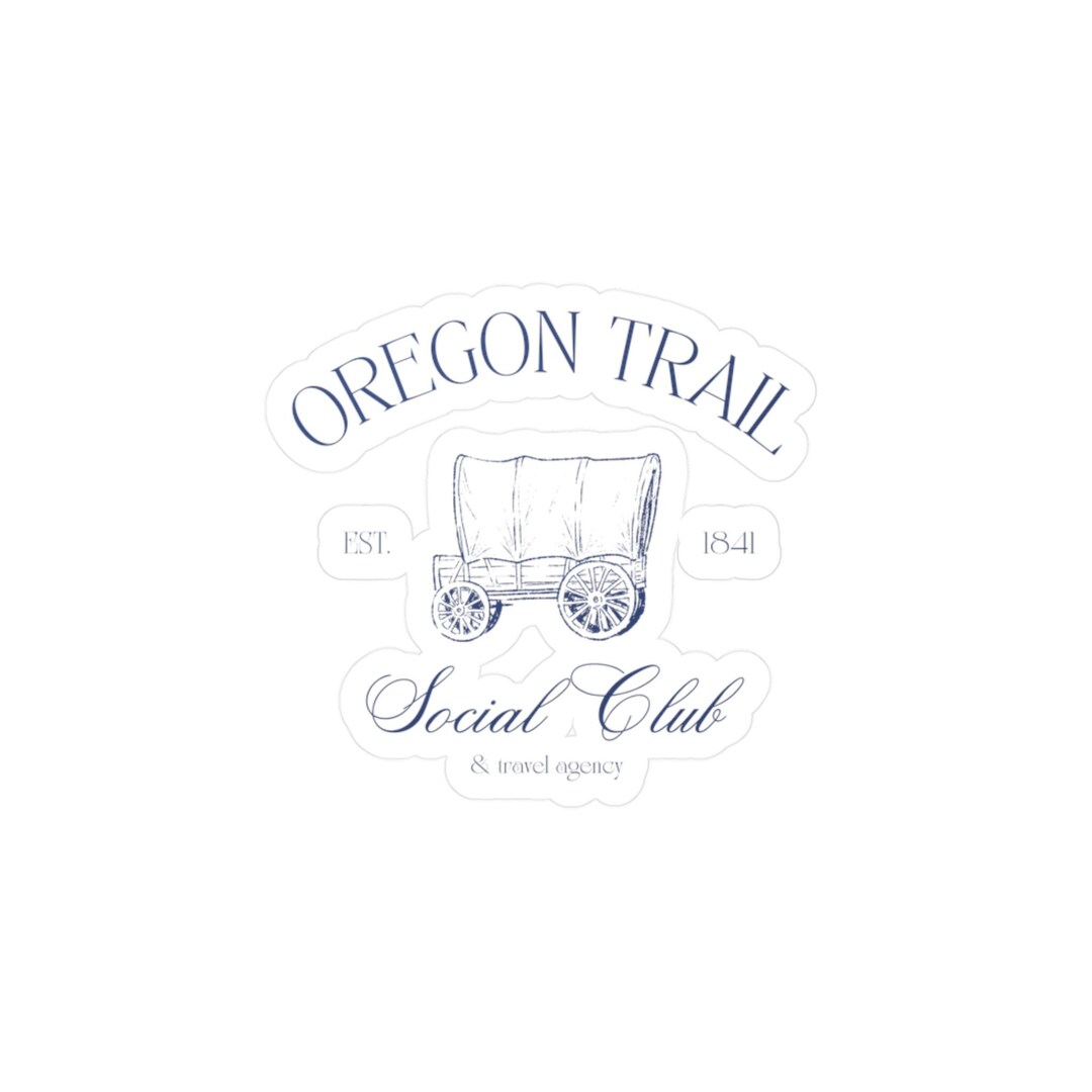 Oregon Trail Vinyl Sticker - Etsy
