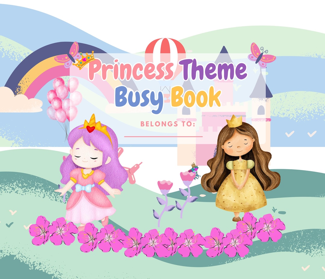 Princess Busy Book - Etsy
