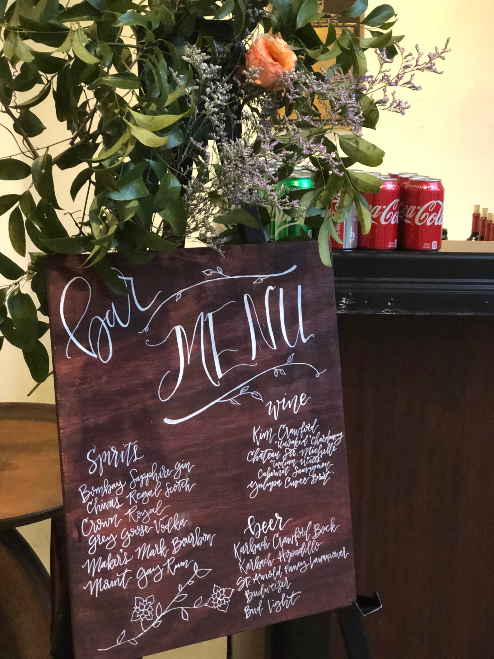 Custom Wedding Bar Sign - Etsy