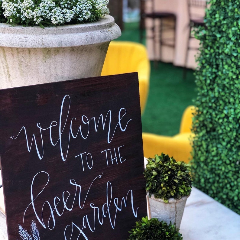 Custom Wedding Bar Sign - Etsy