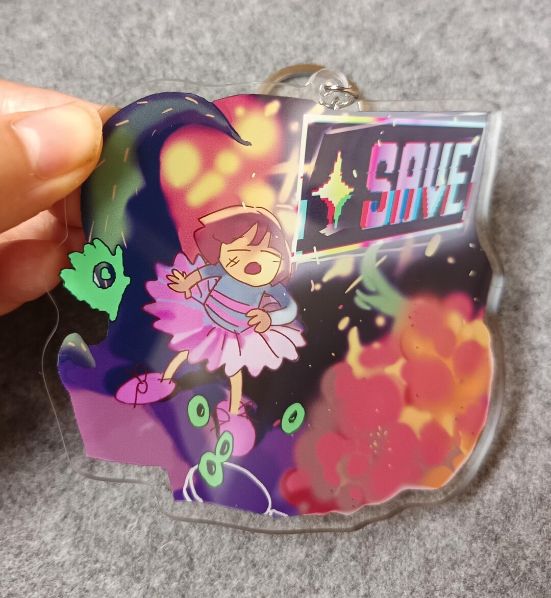 READY to ORDER! Undertale Double-sided Keychain - Final Battle SAVE ...