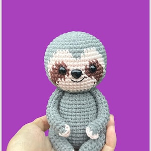 Sloth Crochet Pattern: Amigurumi Animal PDF Ebook - Etsy