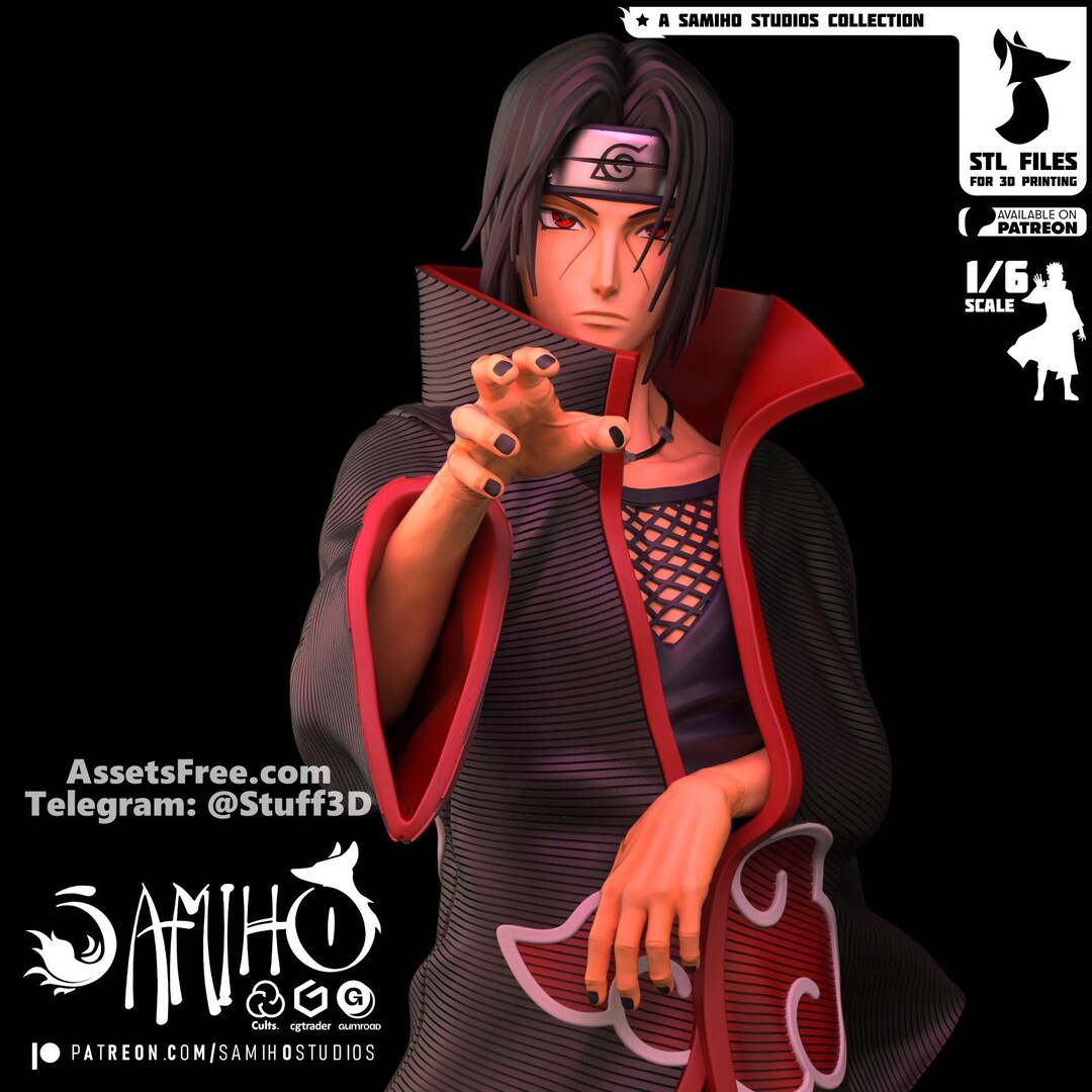 Itachi Uchiha Figurine STL File - Etsy