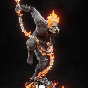 Ghost Rider Figurine STL File - Etsy
