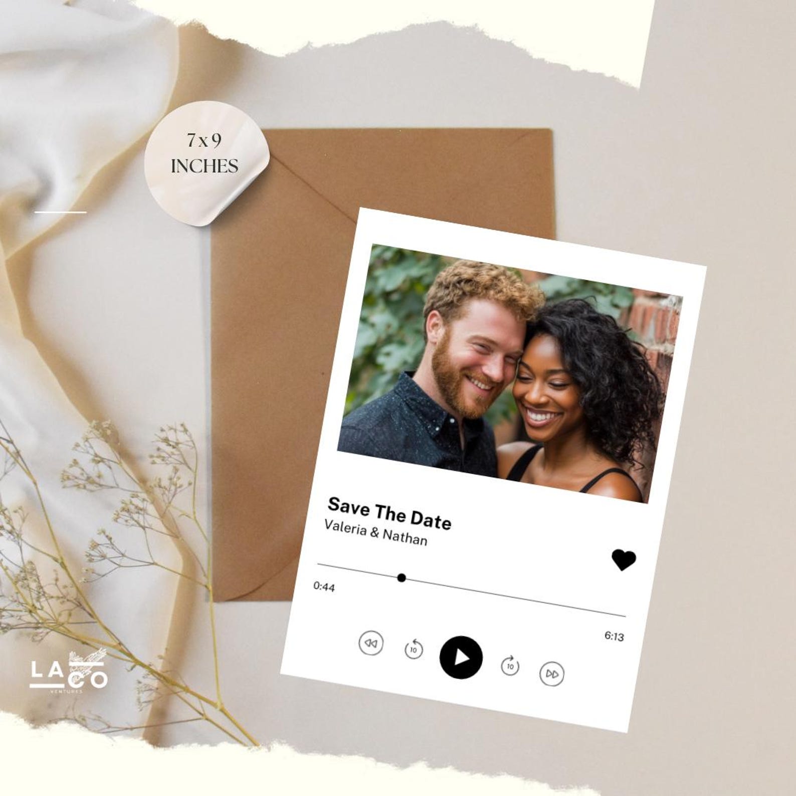 Music Save the Date | Wedding Save the Date | Musical Wedding Theme ...