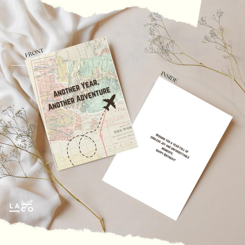 Adventure Birthday Card | Wanderlust Birthday Card | Birthdays ...