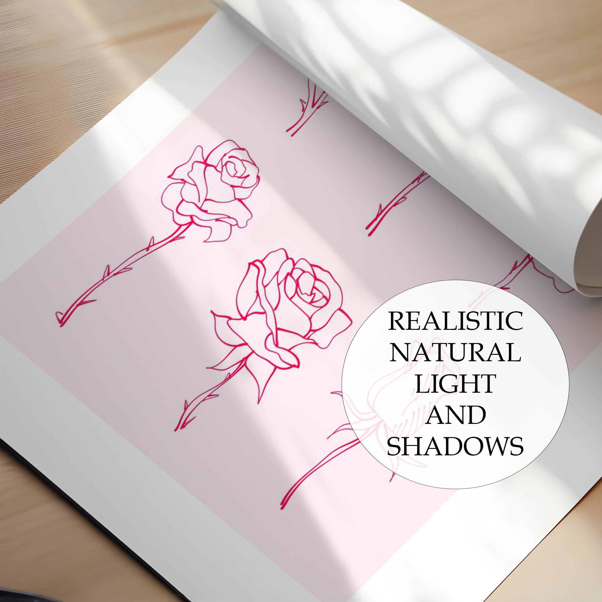 Poster Mockup, Rolled Up: Unrolling Rolling, ISO Smart Object Template ...