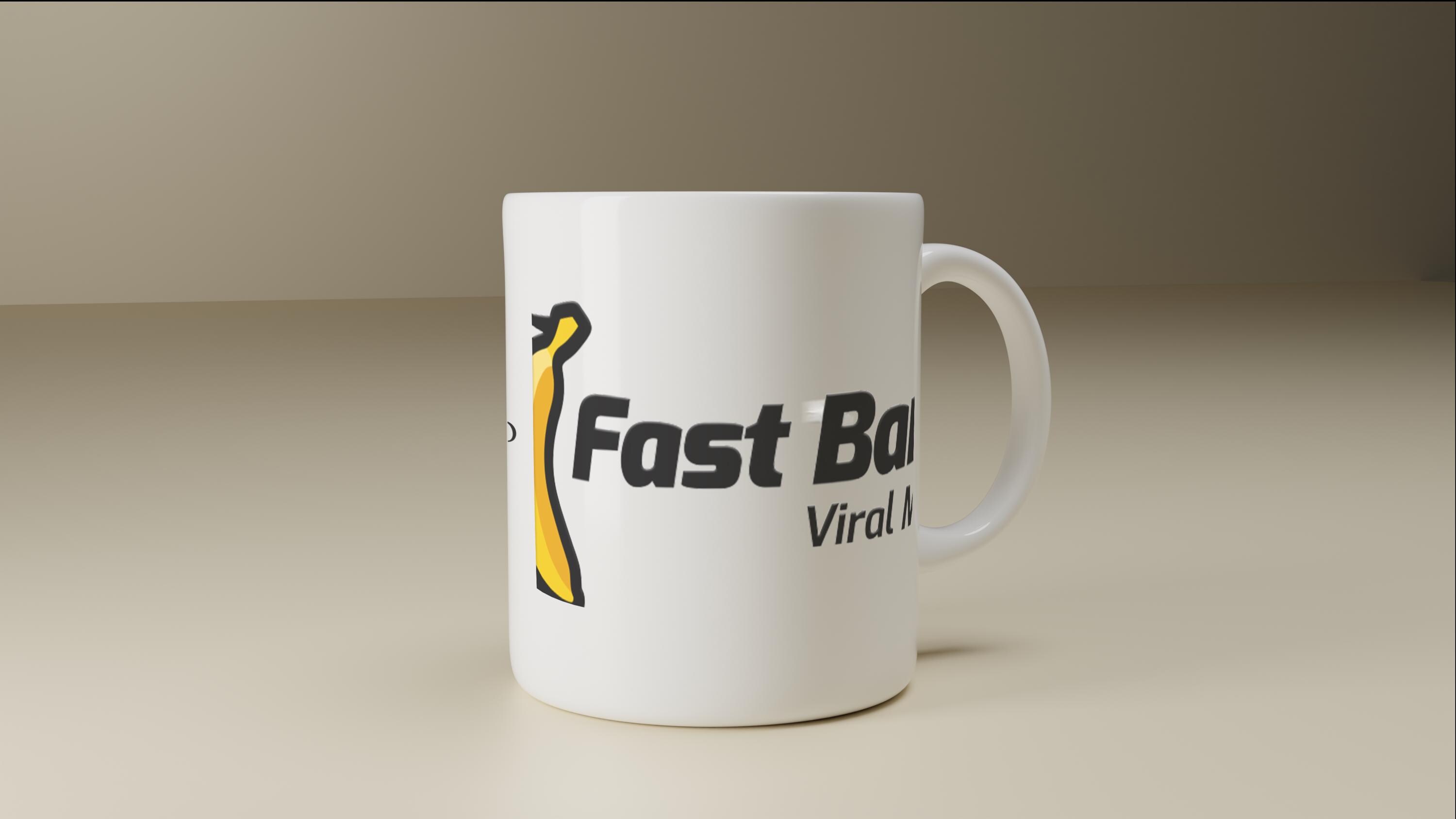 Animated Ceramic Mug Mockup | 11oz White Mug Video Mockup | 360 Degree ...