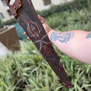 Pinstriped Hand Saw - Etsy