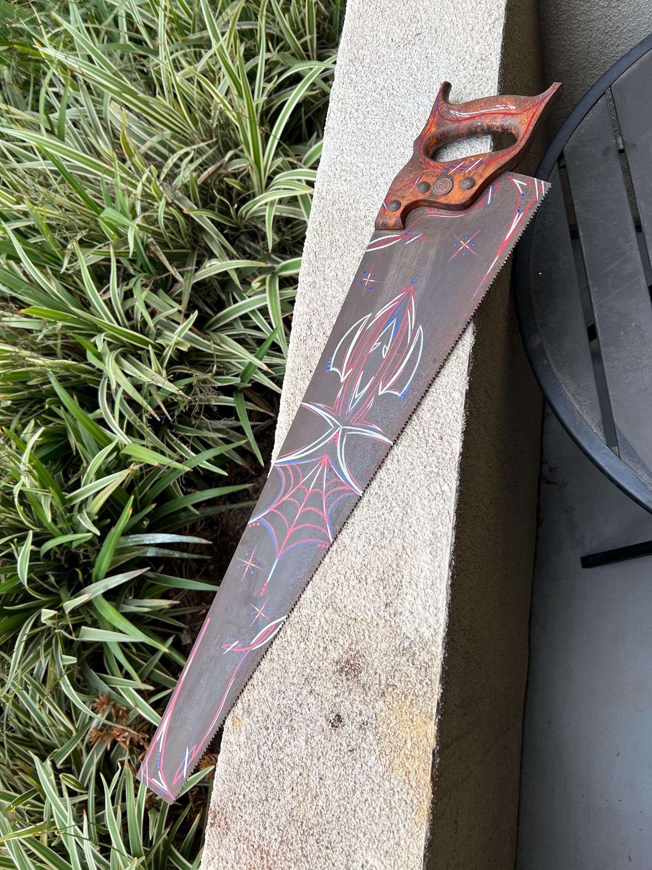 Pinstriped Hand Saw - Etsy
