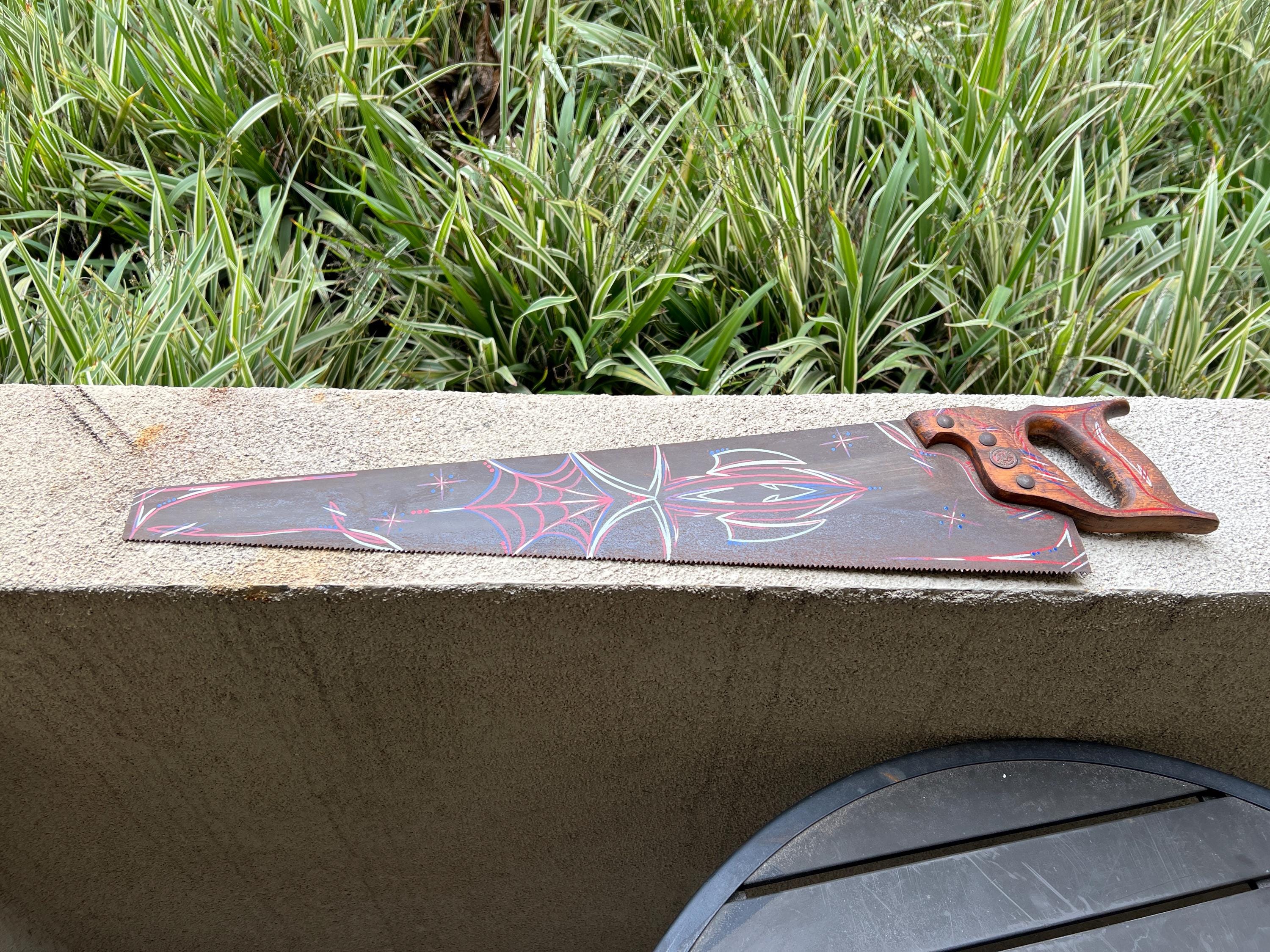 Pinstriped Hand Saw - Etsy