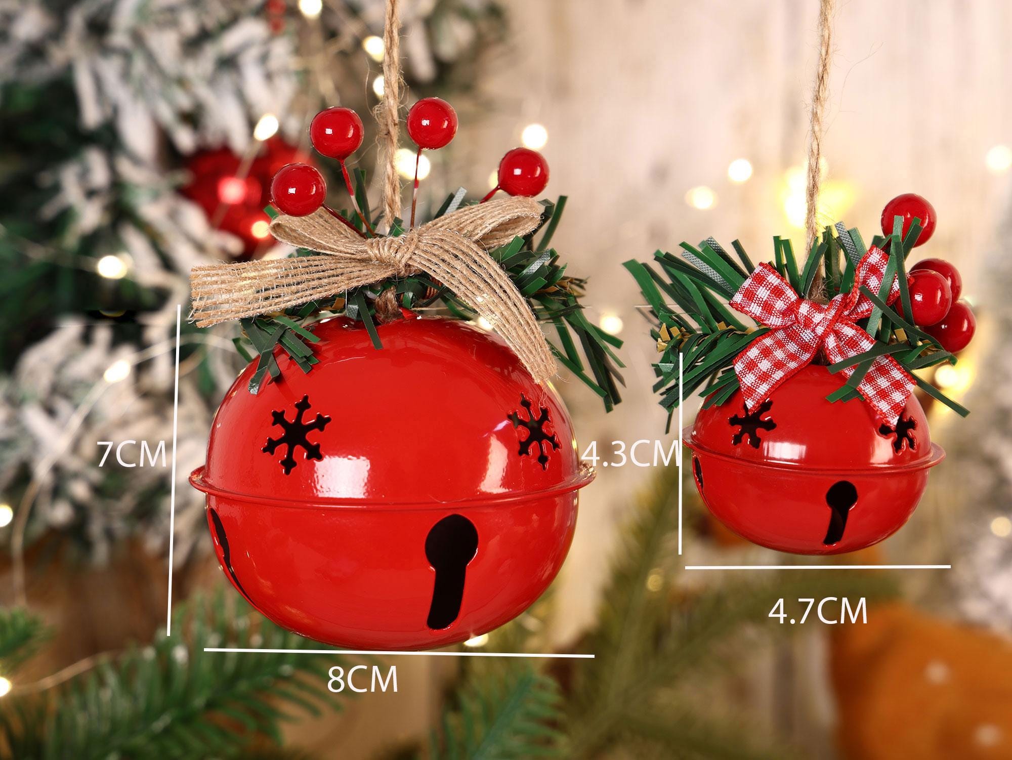 Personalized Christmas Bell Ornament, Custom 2025 Jingle Bell - Etsy