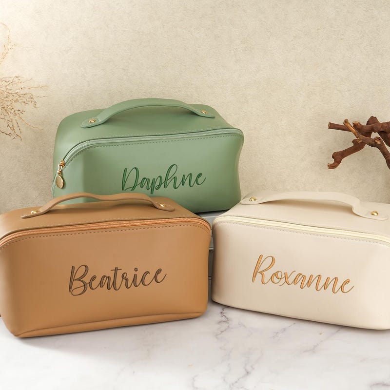 Large Navy Cosmetic Bag - Etsy