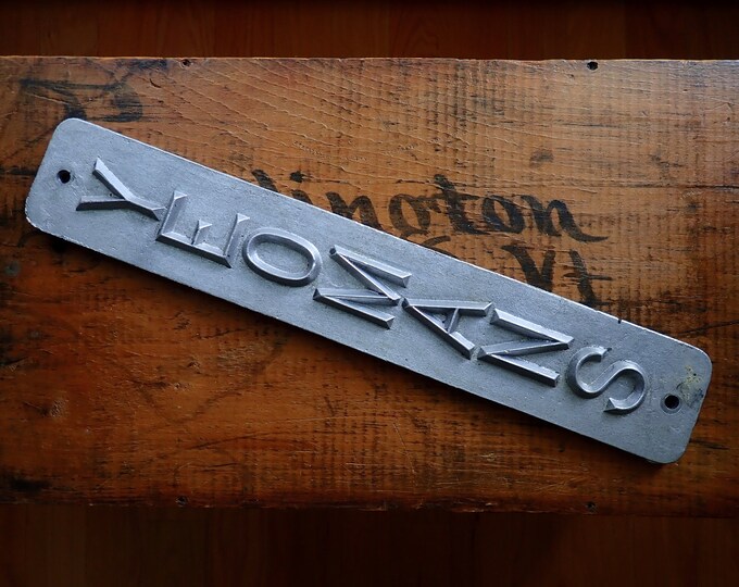 Old Nautical Sign, Salvaged Ship Sign, Yeomans Quarters Sign, Vintage ...