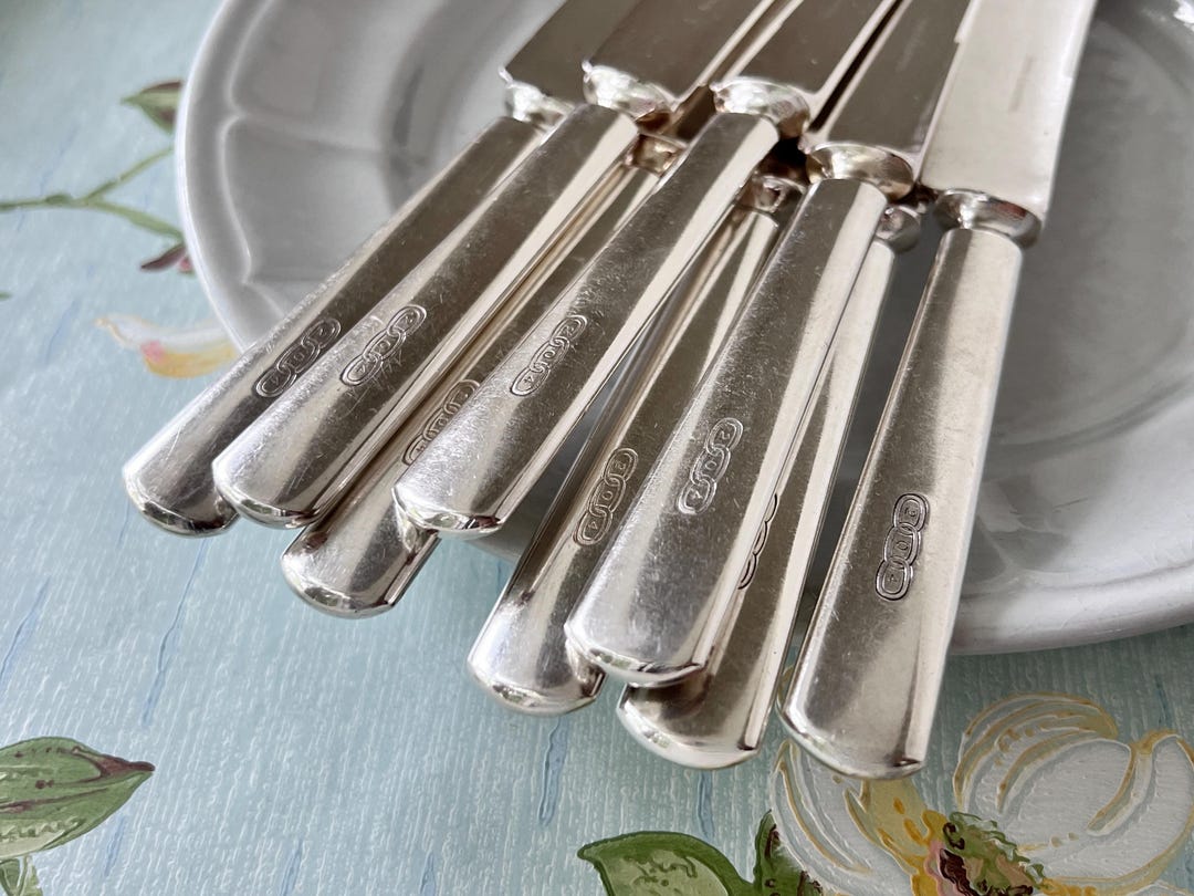 Vintage Odd Fellows Lodge Silverware, Vintage Knives, IOOF #204 ...