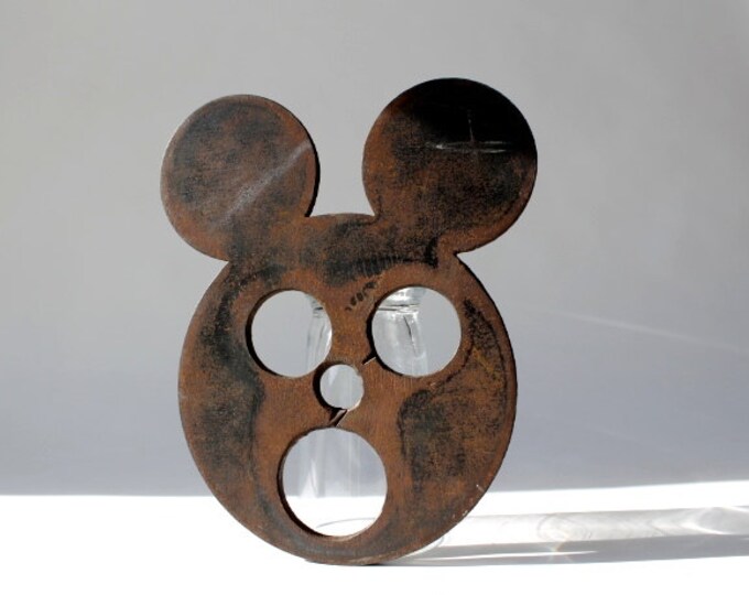 OOAK Vintage Industrial Metal Mouse Face - Etsy