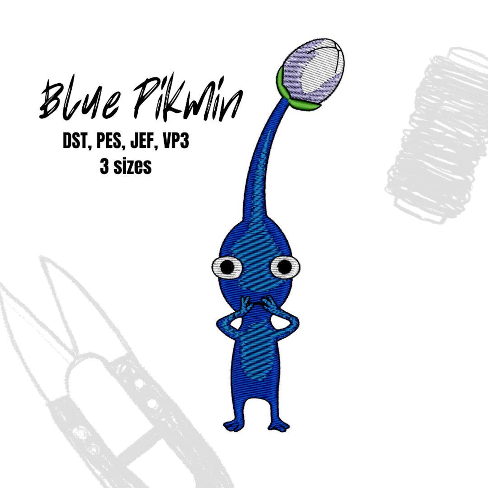 Pikmin Embroidery Machine Design - Etsy