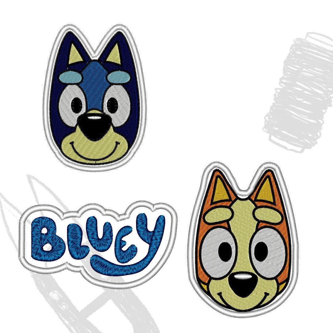Bluey & Bingo and Logo Characters Embroidery Files - Etsy