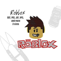 Roblox Logo Puffed 3D Embroidery Machine Digital File - Etsy