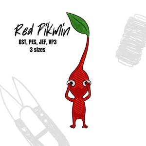 Pikmin Embroidery Machine Design - Etsy