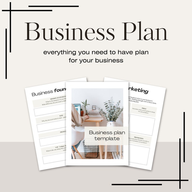 Business Plan Canva Template - ALL You Need to Start a Business Plan ...