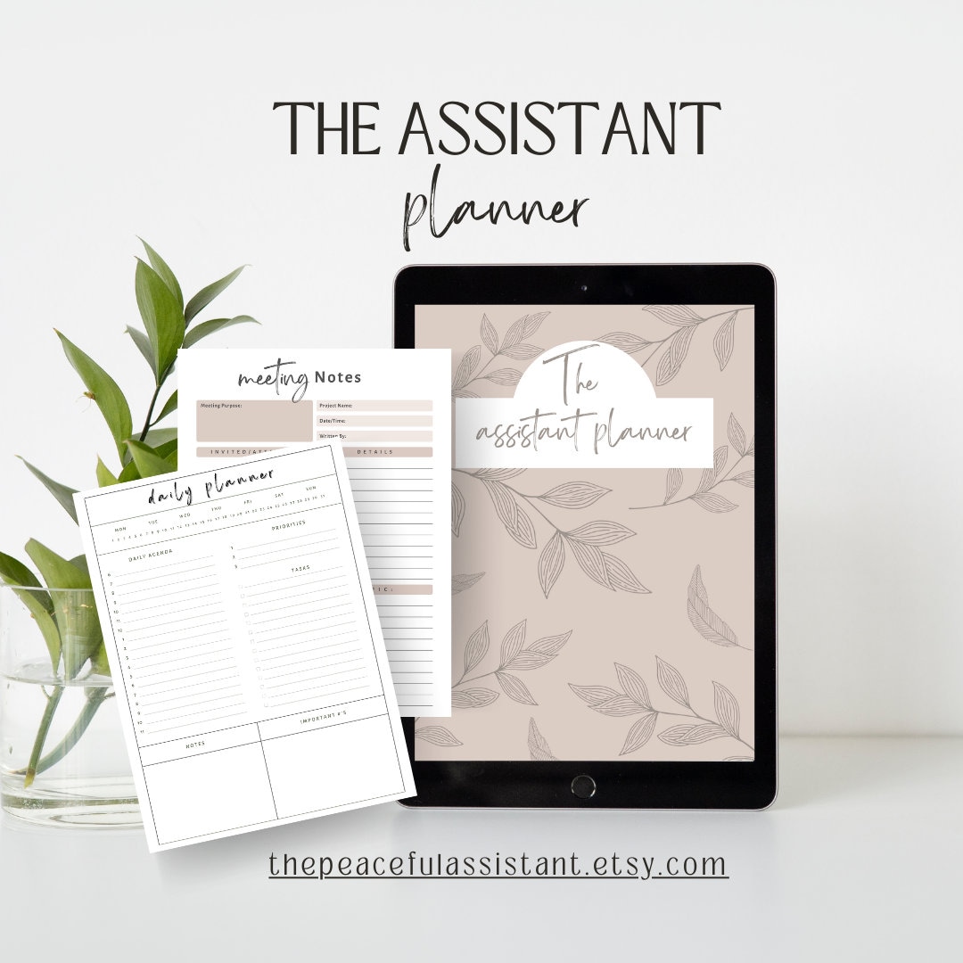 The Ultimate Office Assistant Planner Bundle - Etsy