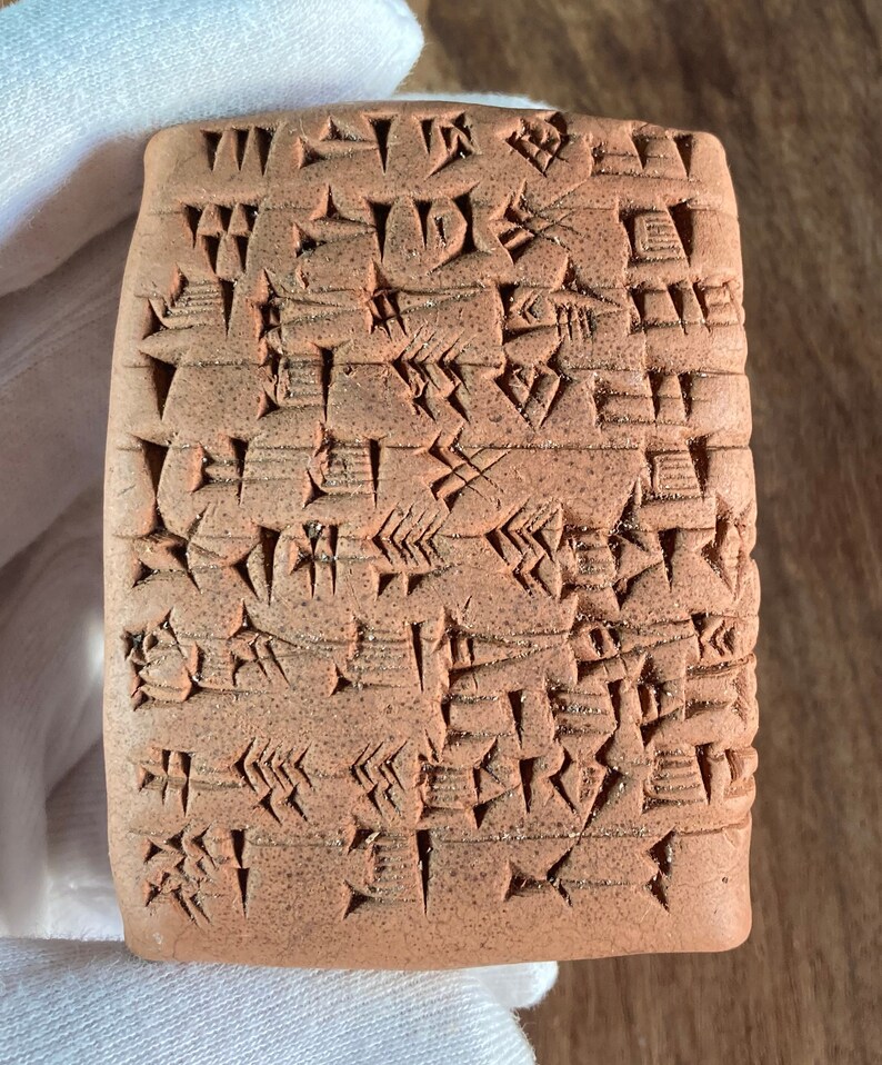 Sumerian Clay Tablet Museum Replica - Etsy