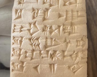 Sumerian Clay Tablet - Museum Replica - Etsy