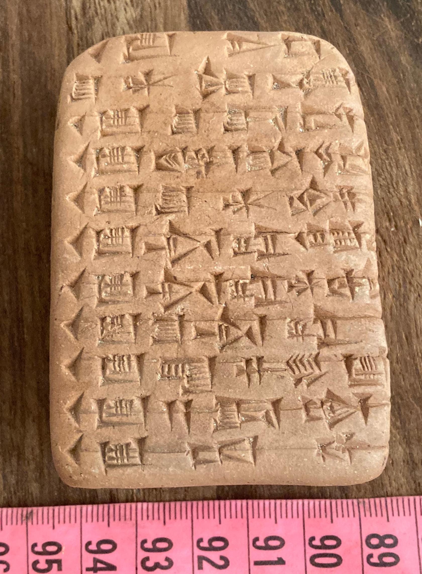Sumerian Clay Tablet Museum Replica - Etsy