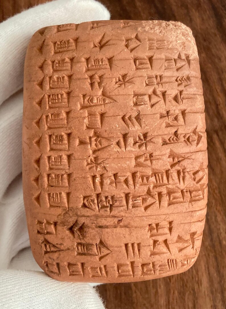 Sumerian Clay Tablet Museum Replica - Etsy