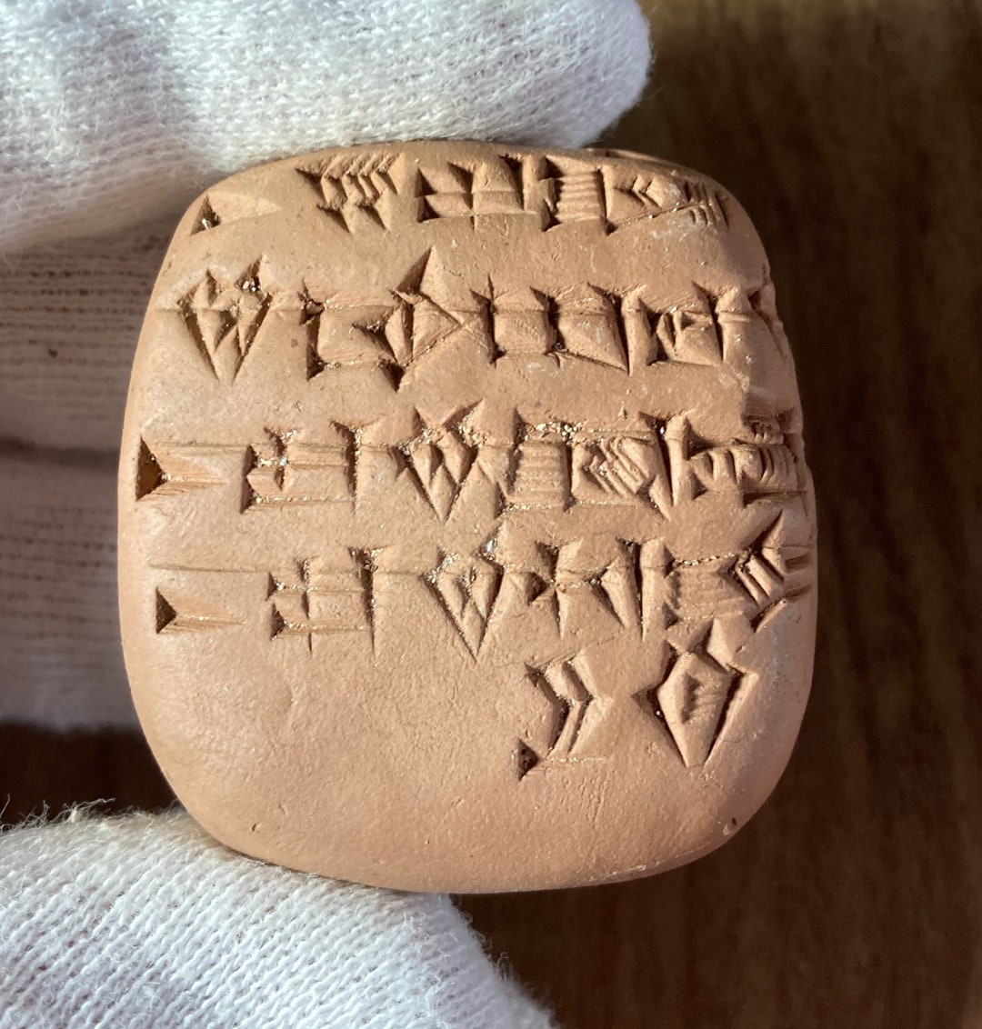 Sumerian Clay Tablet Museum Replica - Etsy