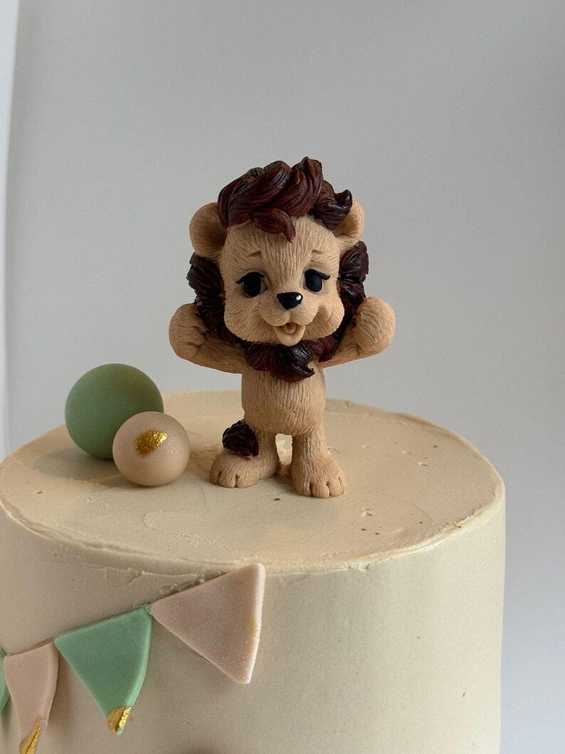 Lion/cake/topper - Etsy
