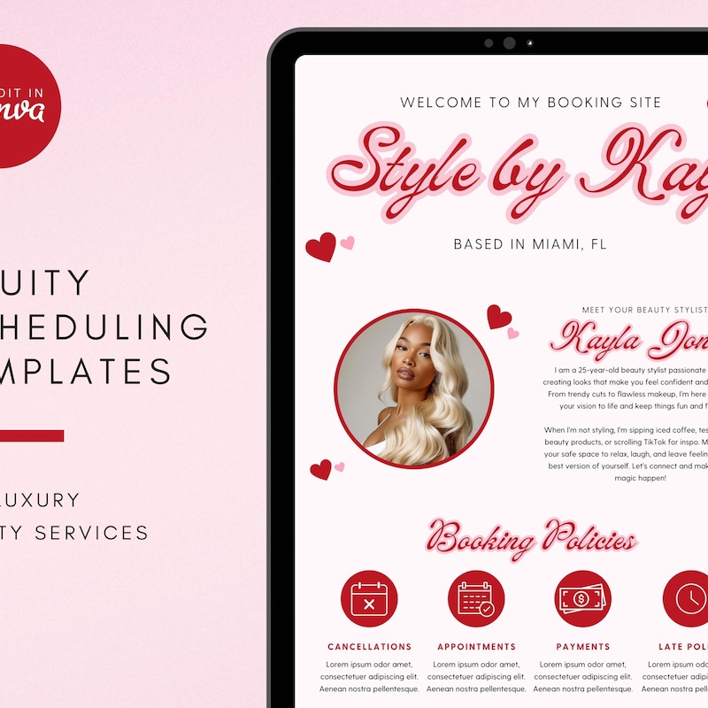 Valentine Acuity Template - Etsy