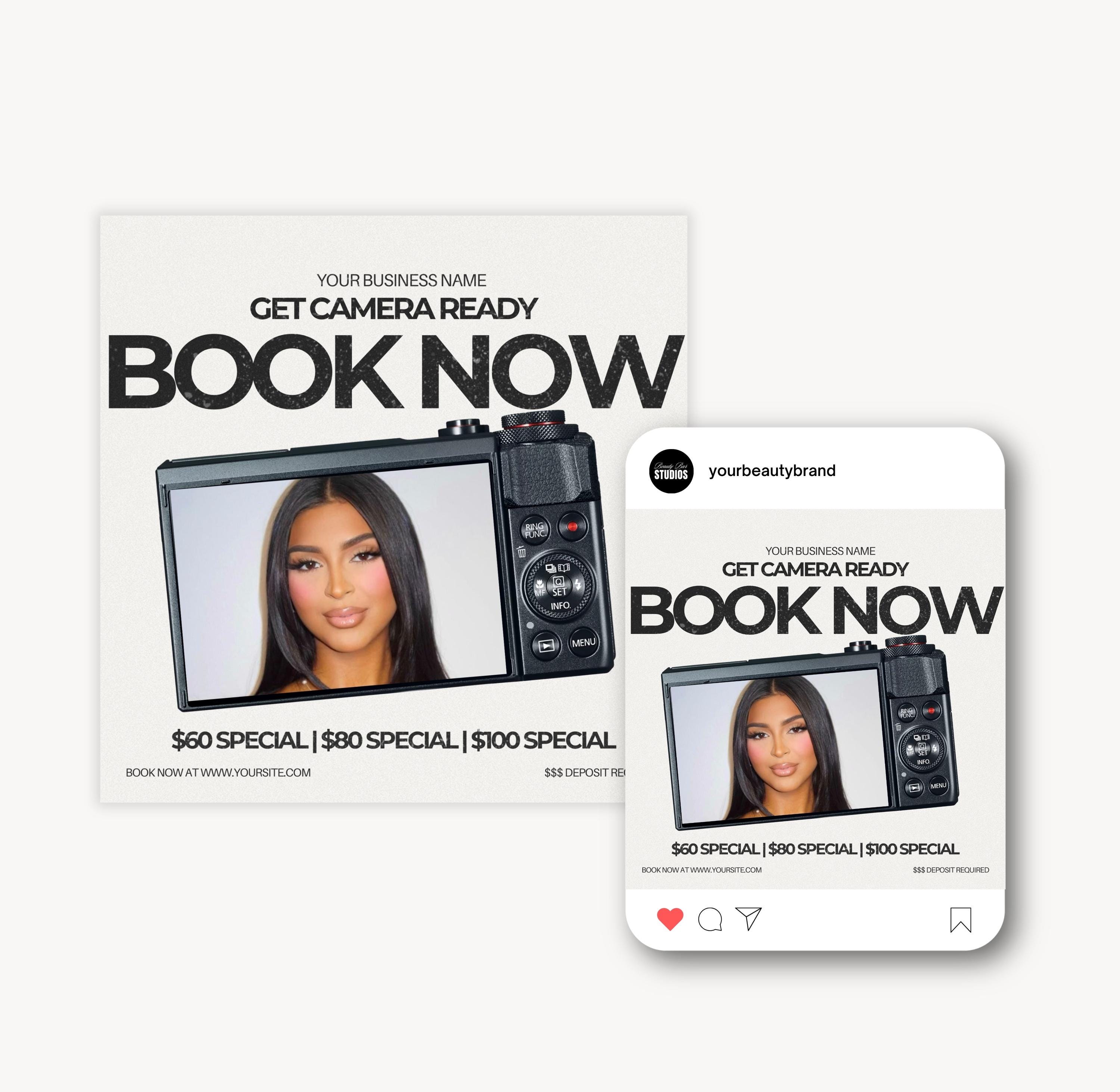 New Client Welcome Flyer, Book Now Flyer, Beauty Hair Braids Lashes Wig ...