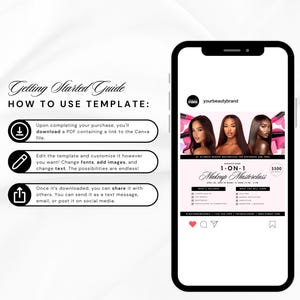 Makeup Class Flyer Template, Makeup Masterclass, Makeup Course Flyer ...