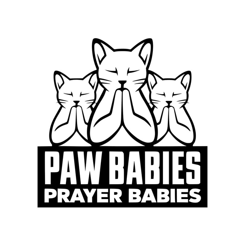 Praying Paw Babies SVG - Etsy