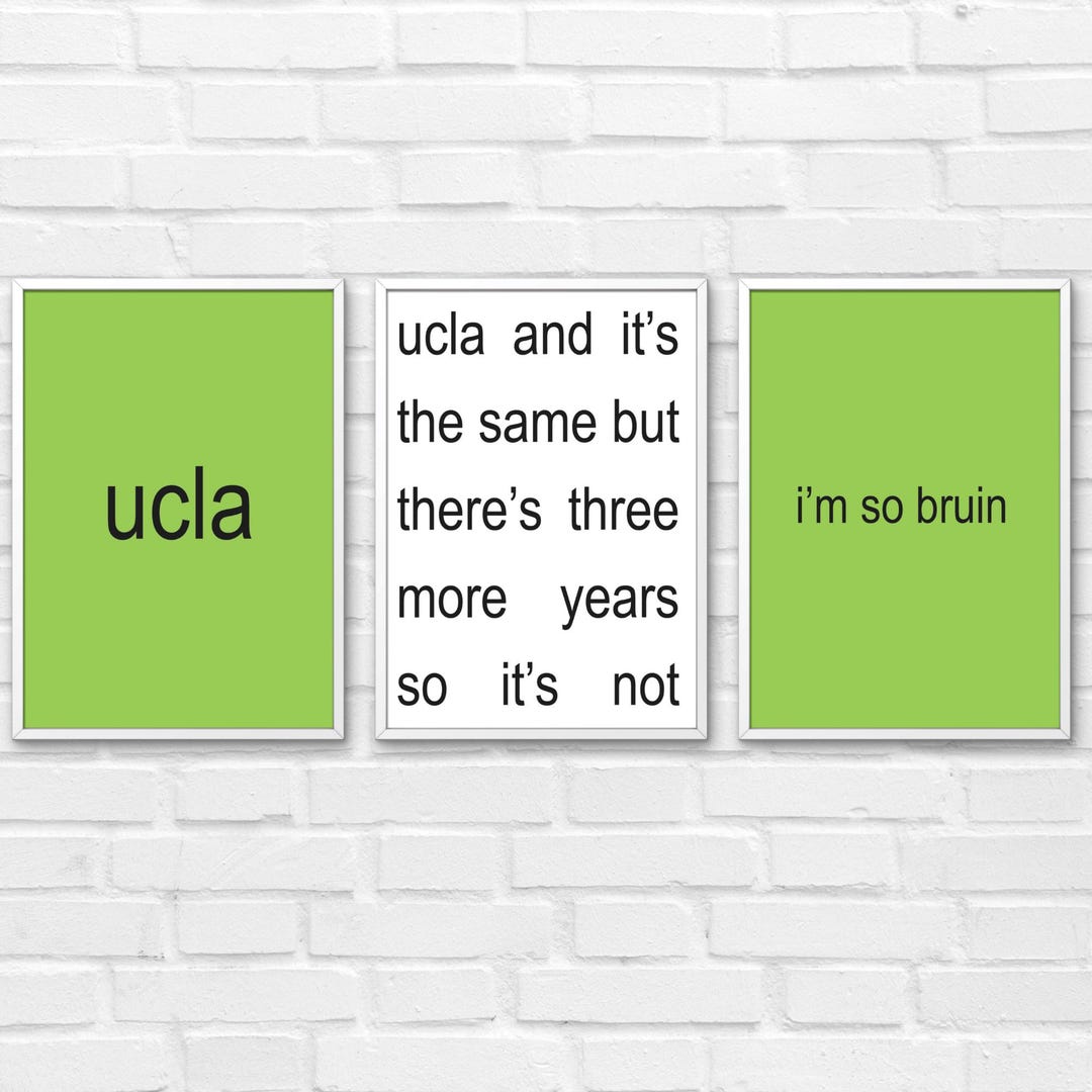 Custom College Posters Charli XCX Brat Themed Set of 3 Digital Download ...