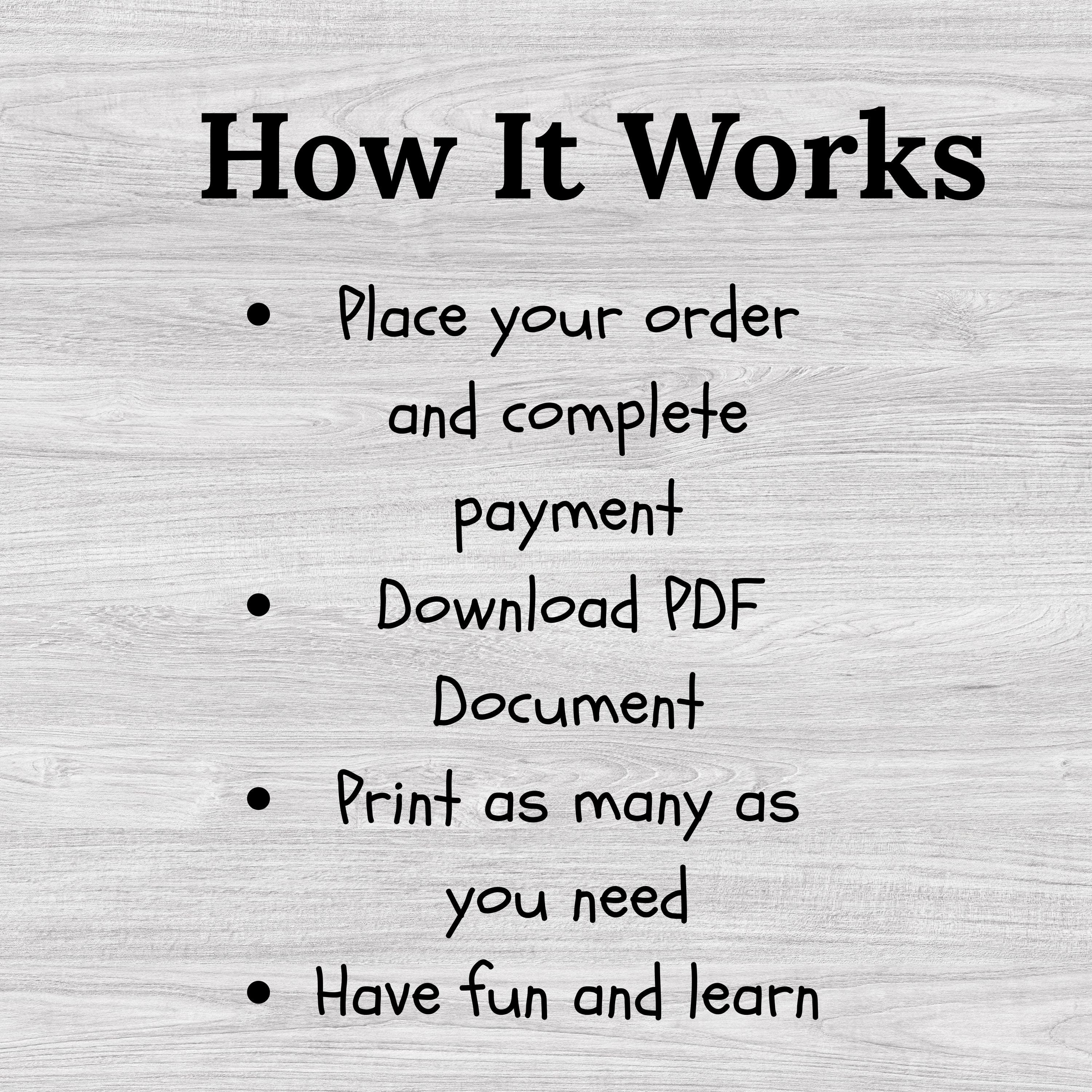Printable Alphabet Flash Cards: ABC Learning for Toddlers (digital ...