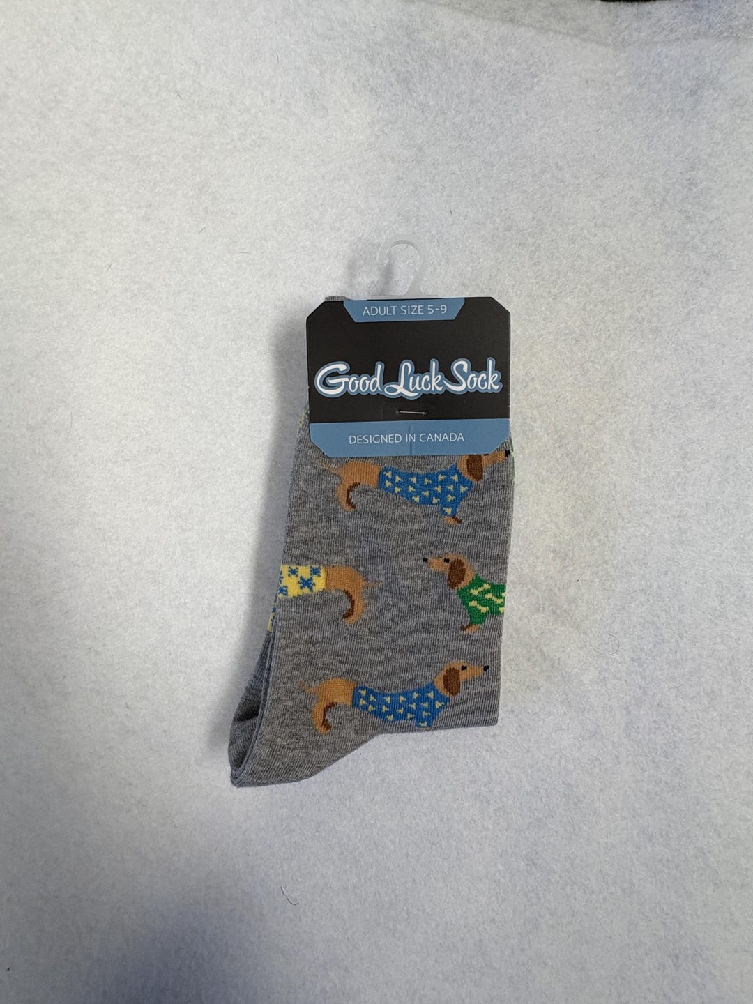 Socks, Good Luck Sock-weiner Dogs Wearing Colorful Sweaters, Fits Adult ...