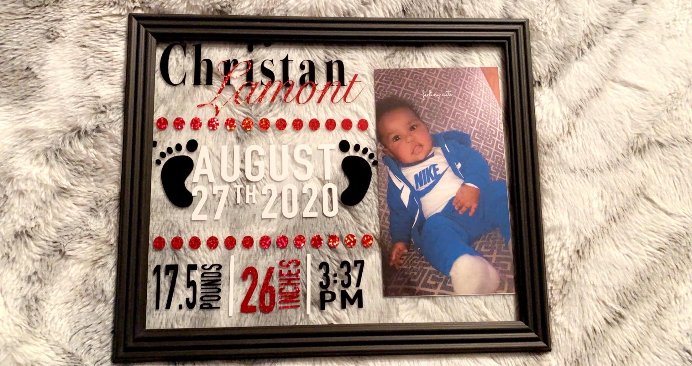 Baby Announcements Frame - Etsy