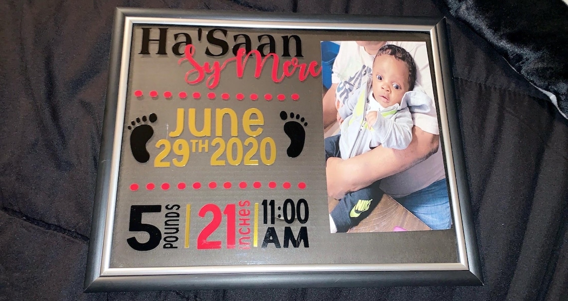 Baby Announcements Frame - Etsy