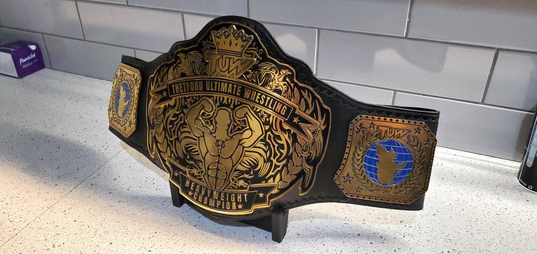 Wrestling Belt Stand| Championship Belt Stand| WWE Belt Stand| AEW Belt ...